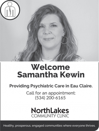 Welcome Samantha Kewin, NorthLakes Community Clinic - Eau Claire, Eau ...